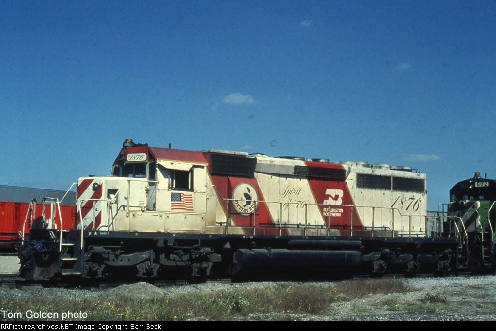 BN 1876-- Bicentennial SD40-2